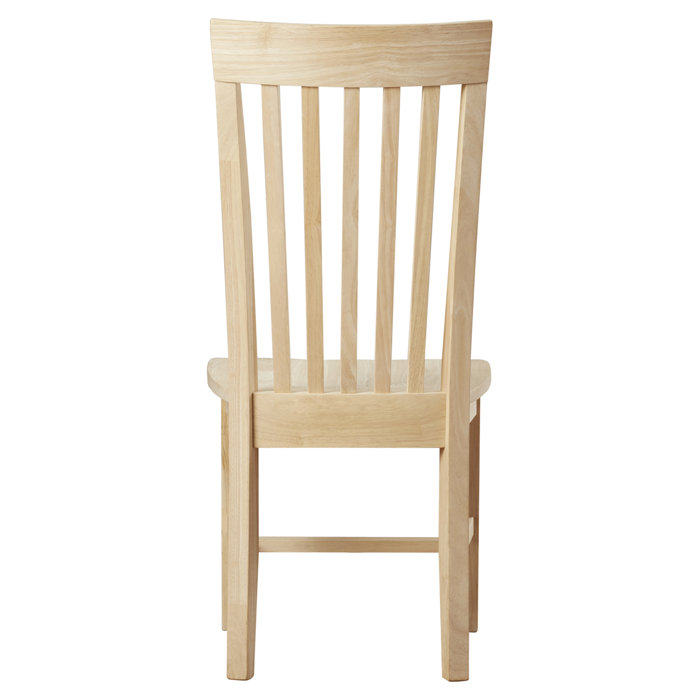 Mistana™ Lynn Solid Wood Slat Back Side Chair In Unfinished And Reviews